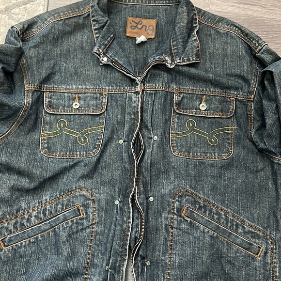 Lrg | Jackets & Coats | Lrg Chief Rocker Mens Denim Jacket 4x | Poshmark